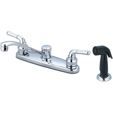 Olympia Faucets K-5161 Elite 1.5 GPM Widespread Kitchen Faucet with 7-9 ...