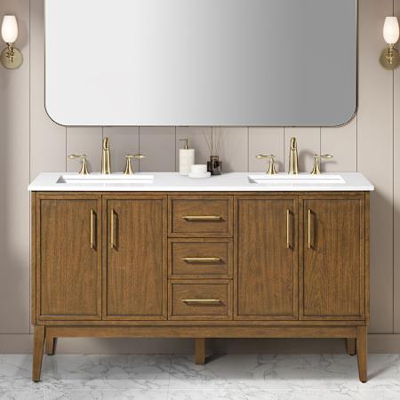 Ove Decors 15VVA-KIRA60-181EV Kira 60" Free Standing Double Basin ...