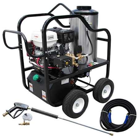 Pressure-Pro 4012-10G 4000 PSI 4 GPM Gas Powered Hot Water Pressure ...