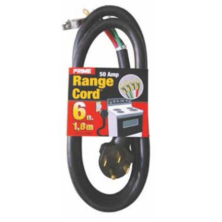 Prime Wire and Cable RD628206 Cooking Range 72" 50 Amp Power Cord ...