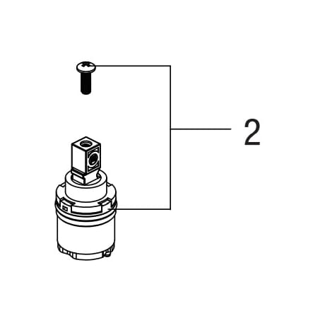 PROFLO OBPF2F20004 Cartridge - Includes Screw | Ferguson Home