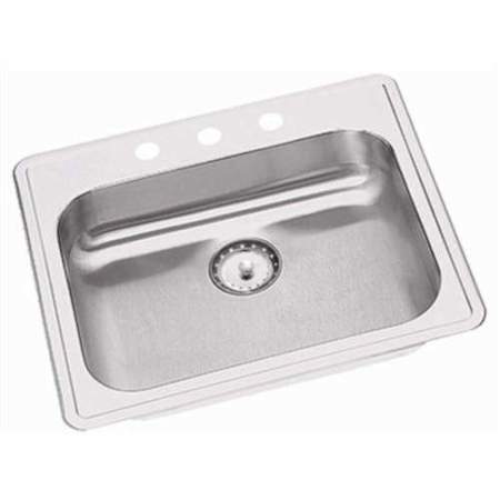 PROFLO PFSR2521553L Bealeton 25" Drop In Single Basin Stainless Steel ...
