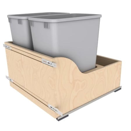 Rev-A-Shelf 4WCSC-2432DM-2 Wood Classics 24" Wood Double 32 Qt / 8-3/4 ...