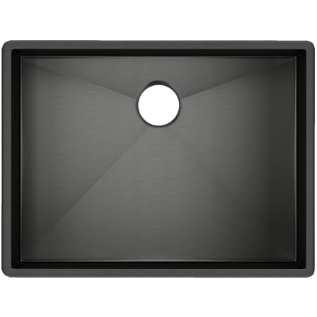 Rohl RSS2418BKS Forze 25-1/2" Undermount Single Basin Stainless Steel ...