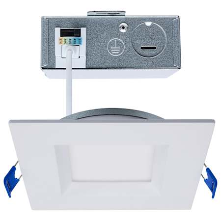Satco Lighting S11871R1 ColorQuick LED Canless Recessed Fixture with 4 ...
