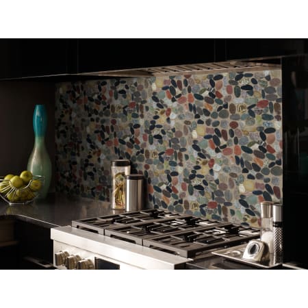 Shaw CS13L-00200 Pebble Sliced Flat Mosaic - 12" x 12" Sheet Pebble and ...