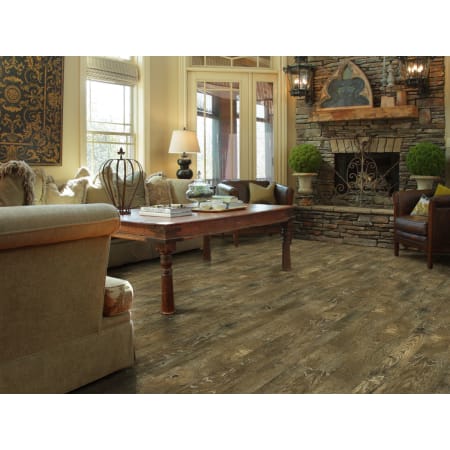 Shaw SL098-05004 Designer Mix Mixed Width 12mm Thick Laminate Flooring ...