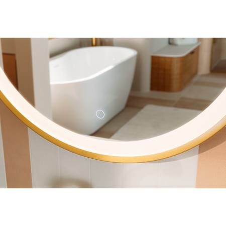 Signature Hardware 485304 Faysel 24" W x 43" H Transitional Oval Framed ...