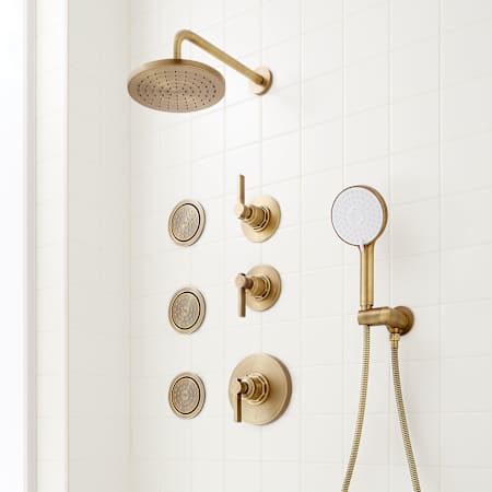 Signature Hardware SHK497970 Greyfield Thermostatic Shower System with ...