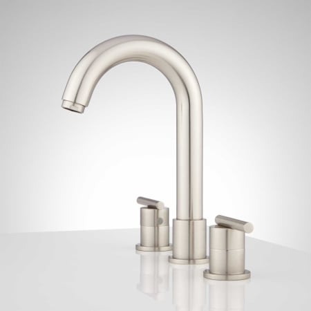 Signature Hardware 418271 Lester 1.2 GPM Widespread Bathroom Faucet ...