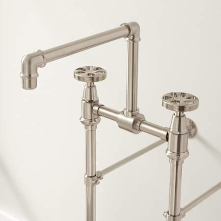 Signature Hardware 430290 Edison Floor Mounted Tub Filler Faucet ...