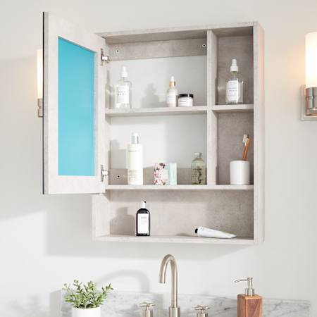 Signature Hardware 442641 Teague 24" W x 30" H Wood Framed Single Door ...