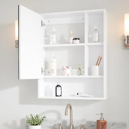 Signature Hardware 442641 Teague 24" W x 30" H Wood Framed Single Door ...