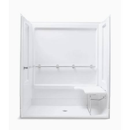 Sterling 62055115-0 ADA Shower 65-1/4" x 39-3/8" Vikrell Shower End ...