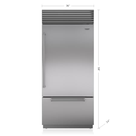 Sub-Zero BI-36U/S/PH-LH 36 Inch Wide 21 Cu. Ft. Energy Star Rated ...