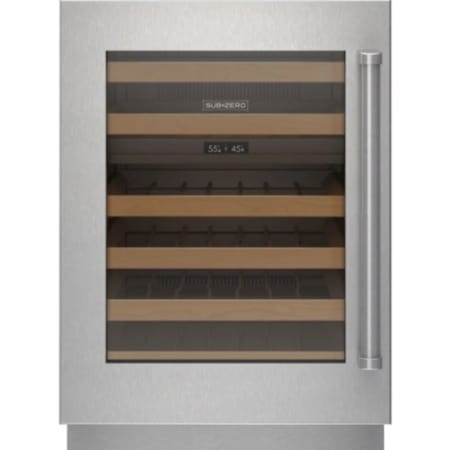 Sub-Zero 9028514 Glass Door Panel with Pro Handle and Left Hinge Door ...