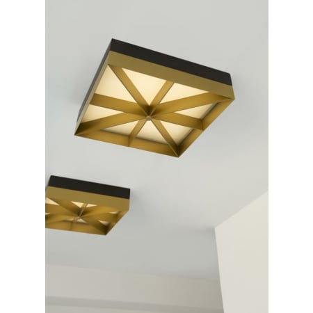 Tech Lighting 700FMLMOSW-LED930 Loom 14" Wide 3000K LED Flush Mount ...