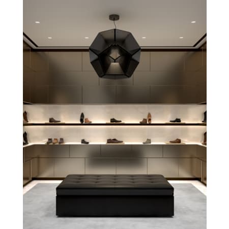 Tech Lighting 700HEX24BB-LED930-277 Hex Suspension 24" Wide Integrated ...