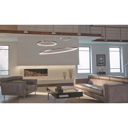 Tech Lighting 700INT18B-LED827-277 Interlace 18" Wide Integrated LED ...