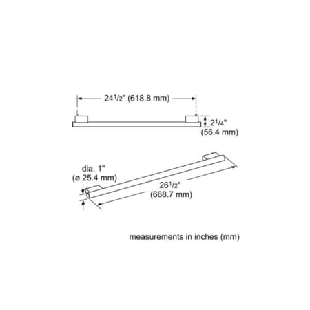 Thermador MS30HNDL20 30" Masterpiece Handle | Ferguson Home