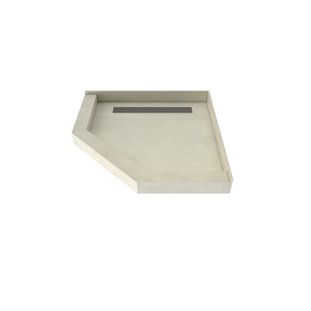 Tile Redi RT48Neo-PVC Redi Neo 48" x 48" Neo-Angle Shower Base with ...