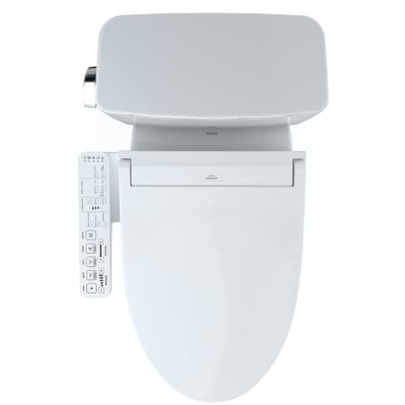 TOTO MW7763074CSG#01 Drake 1.6 GPF Two Piece Elongated Toilet with Left ...