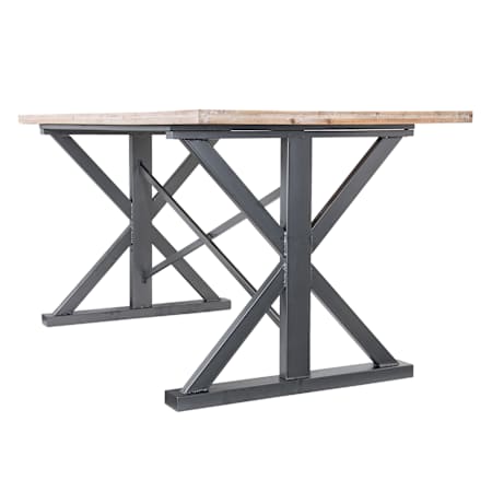 Varaluz 4FTA0101 Dawson 63" Long Urban Industrial Dining Table | Build.com