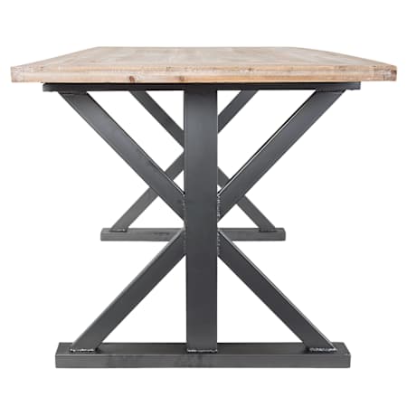 Varaluz 4FTA0101 Dawson 63" Long Urban Industrial Dining Table | Build.com