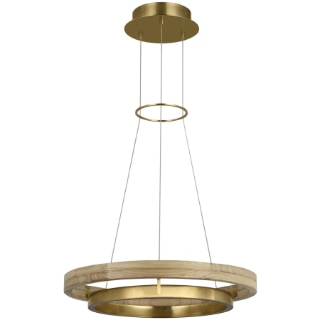 Visual Comfort 700GRC24HABNO-LED930 Grace 24" Wide Ring Chandelier ...