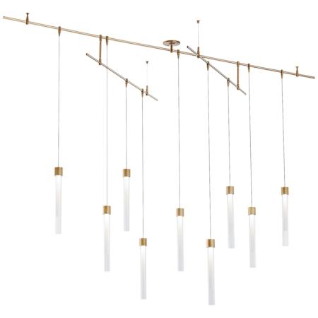 Visual Comfort 700LNG9NB-LED930R Linger 9 Light 96" Wide LED Linear ...