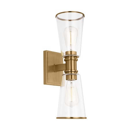 Visual Comfort CV1042BBS Alessa 2 Light 18" Tall Bathroom Sconce ...