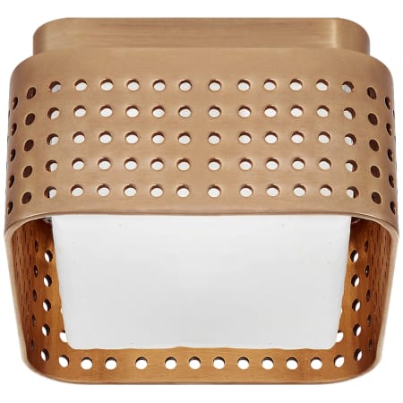 Visual Comfort KW 4055AB-CDG Precision 5" Wide LED Flush Mount Square ...