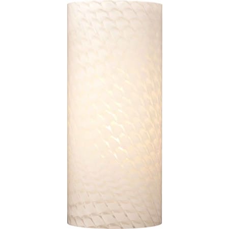 Volume Lighting GS-511 10.5" Height White Frit Glass Cylindrical Shade ...