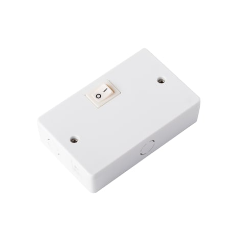 WAC Lighting HR-HWB-WT Hardwired Box with On / Off Switch for Line ...