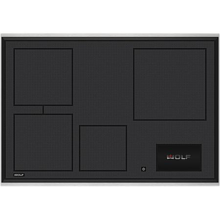 Wolf CI30460T/S 30 Inch Wide 4 Burner Electric Cooktop with Control ...