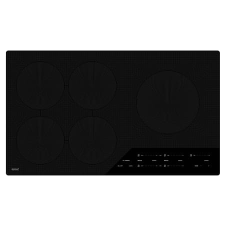 Wolf CI365C/B 36 Inch Wide 5 Burner Contemporary Induction Cooktop ...