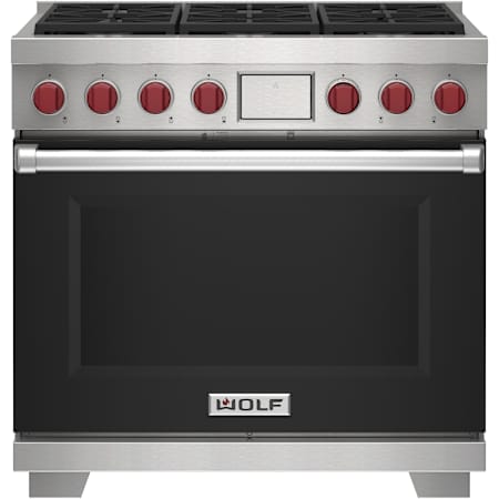 Wolf DF36650/BK/P/LP 36 Inch Wide 6.3 Cu. Ft. Free Standing Dual Fuel ...