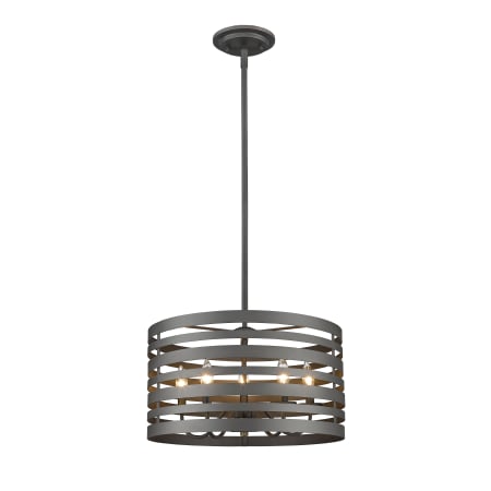 Z-Lite 441-20BRZ Memphis 5 Light Pendant / Ceiling Fixture | Build.com