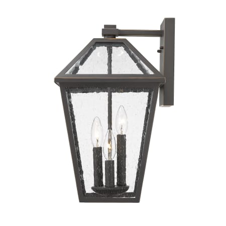 Z-Lite 579B-BK Talbot 3 Light 18" Tall Marine Grade Outdoor Wall Sconce | Ferguson Home