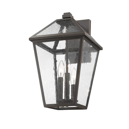 Z-Lite 579B-BK Talbot 3 Light 18" Tall Marine Grade Outdoor Wall Sconce | Ferguson Home