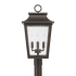 Capital Lighting 953345BK Chandler 4 Light 24" Tall Post Light ...