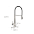 Design House 559161-SN Freeport 1.8 GPM Single Hole Kitchen Faucet ...
