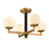 Elk Lighting 90061/4 Gillian 4 Light Semi-Flush Ceiling Fixture ...