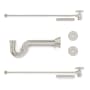 Brizo AVS5-OD101-BN Odin Decorative Sink Supply Kit with Angle Stops ...