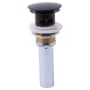 Brizo RP72414BL 1-5/8" Push Button Drain Assembly with Overflow ...