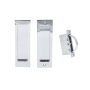 Linnea PL160S-00-FD-SBR 304 Grade Stainless Steel Square Pocket Door ...