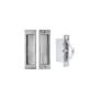 Linnea PL160S-00-FD-SBR 304 Grade Stainless Steel Square Pocket Door ...