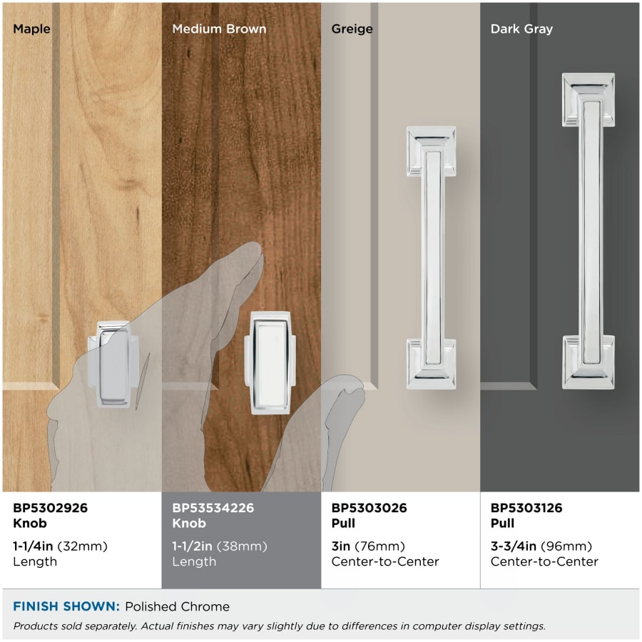 Amerock BP535342BBZ Mulholland 1-1/2 Inch Rectangular Amerock BP535342BBZ Mulholland 1-1/2 Inch Rectangular