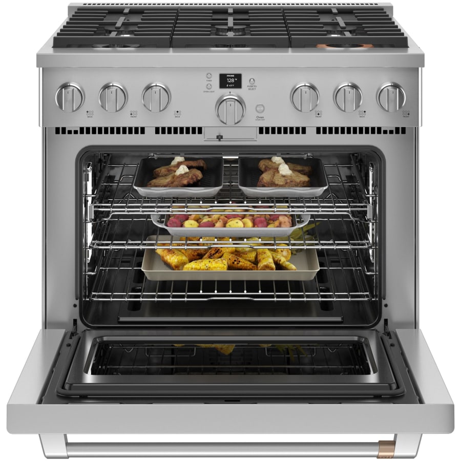 Ge cafe 36 inch gas range store