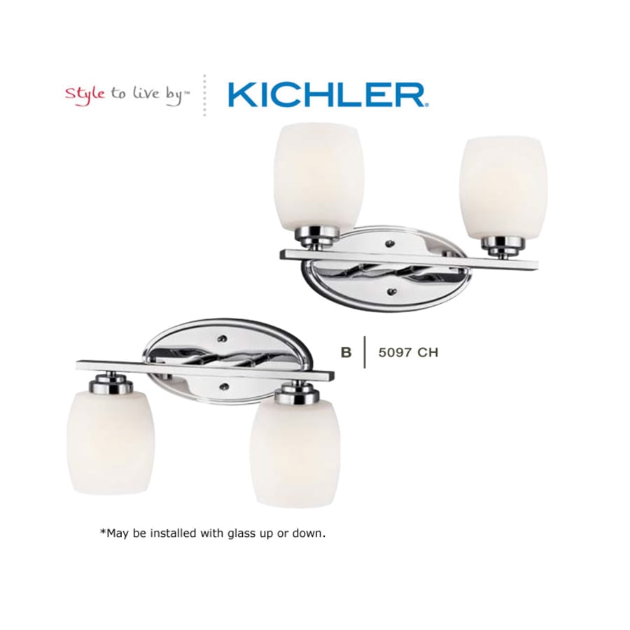 Kichler Eileen Collection Eileen 3 Light Vanity Light Nickel | Kichler